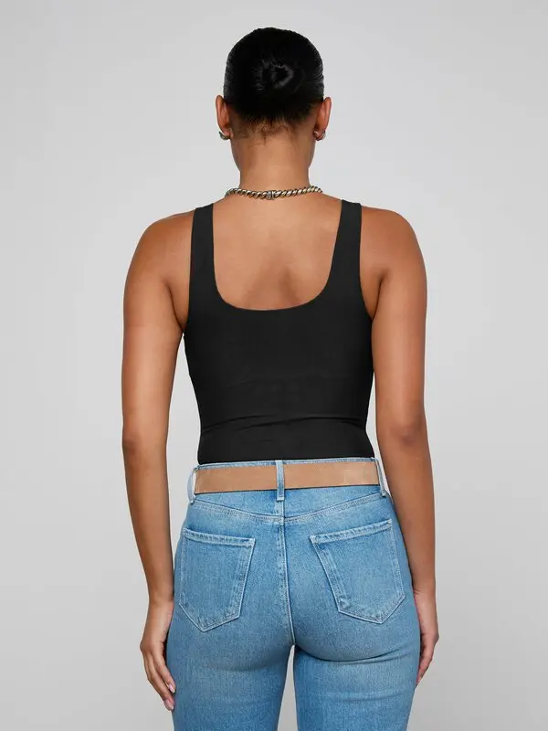 L'Agence Kalea Mesh Bodysuit - Black