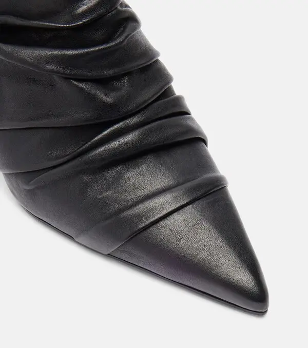 Rick Owens Cantilever 60 Leather Mules - Black