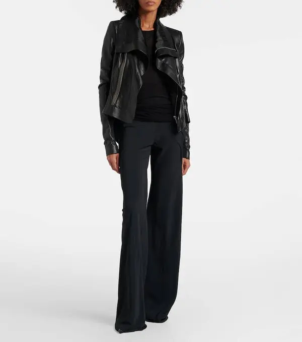 Rick Owens Cantilever 60 Leather Mules - Black