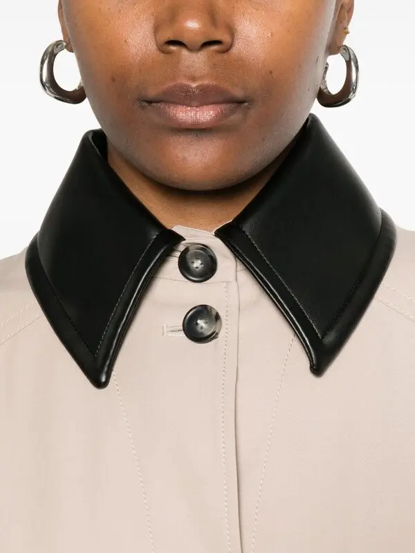 Sportmax Cotton-blend Trench Coat - Beige