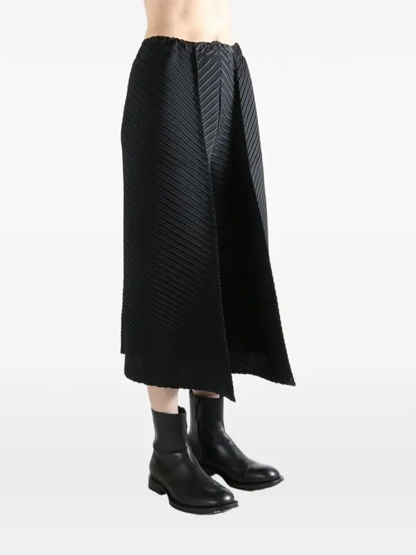 Issey Miyake Cropped Wide-leg Trousers