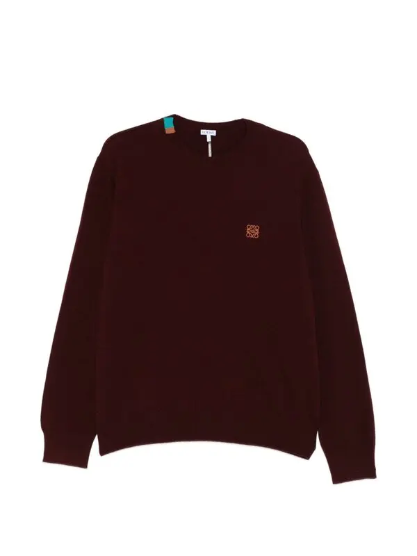 Loewe Anagram Wool Sweater - Red