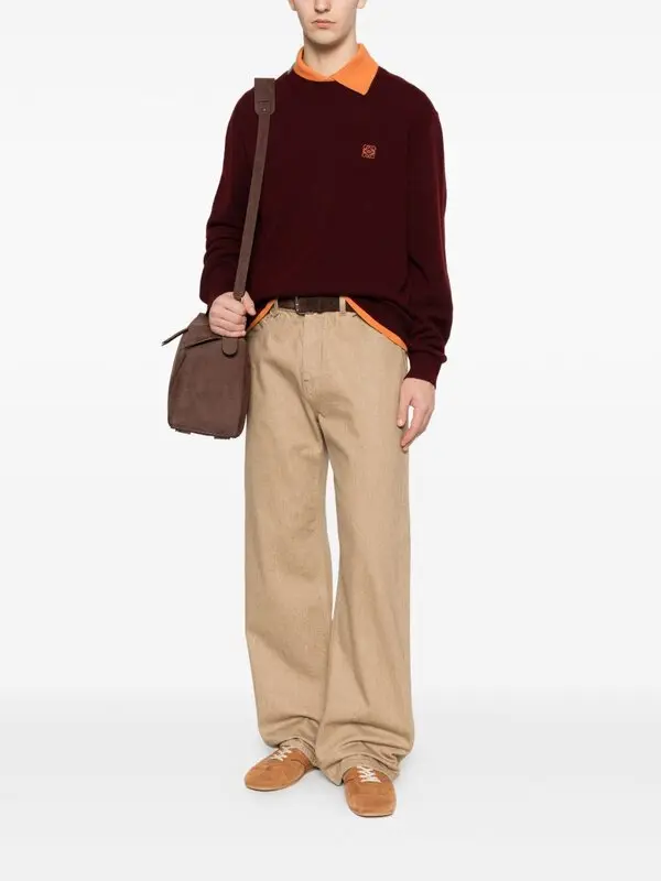 Loewe Anagram Wool Sweater - Red