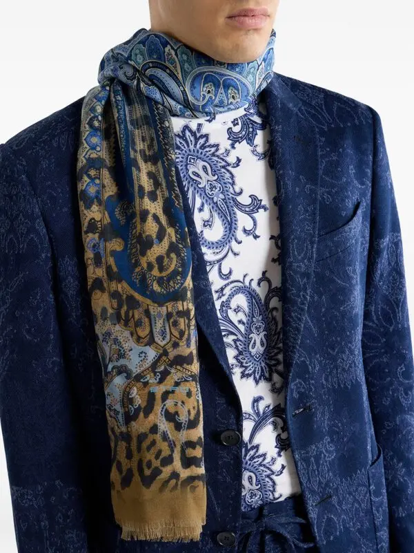 Etro Paisley Pattern Scarf