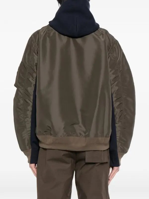 Sacai Hooded Zip-up Jacket
