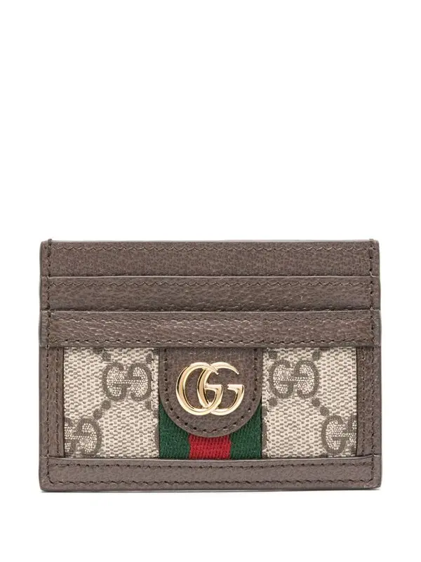 Gucci Ophidia Card Case - Brown