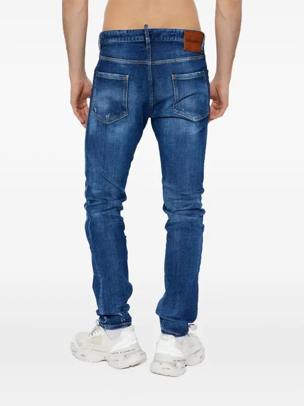 Dsquared2 Five-pocket Denim Jeans - Blue
