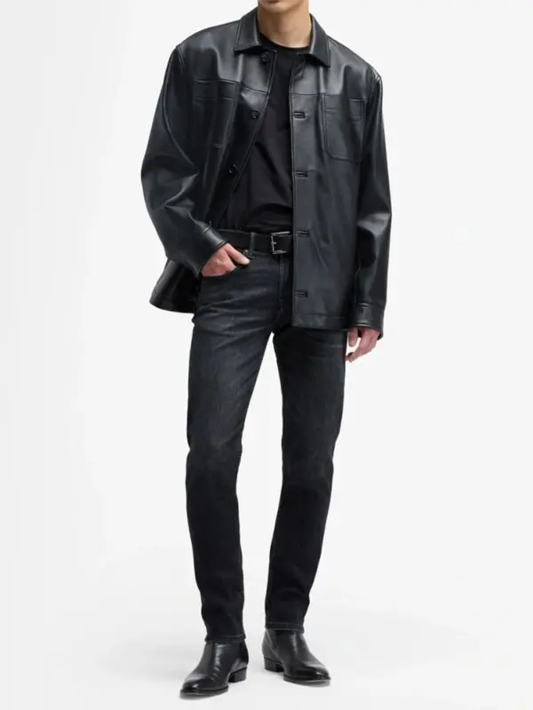 7 For All Mankind Slimmy Tapered Jeans - Black
