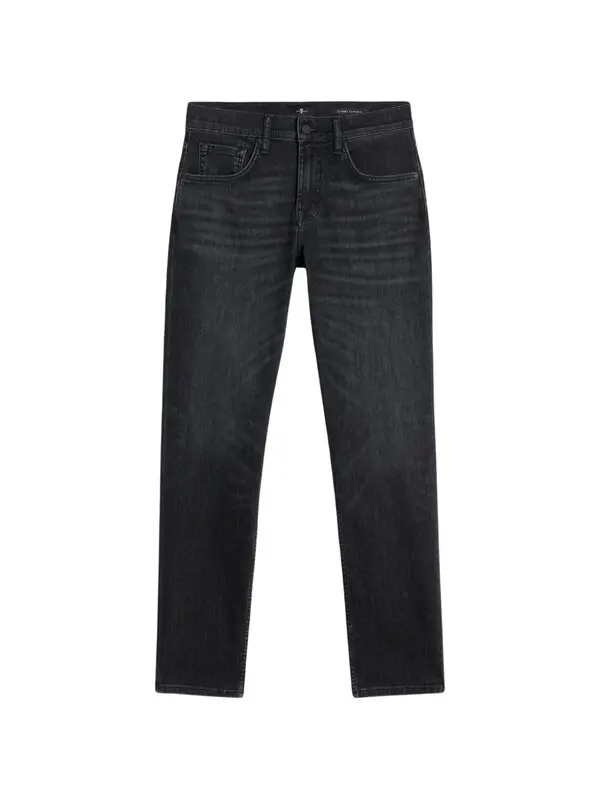 7 For All Mankind Slimmy Tapered Jeans - Black