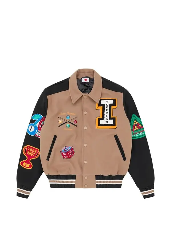 ICECREAM Patch Bomber Jacket - Grey