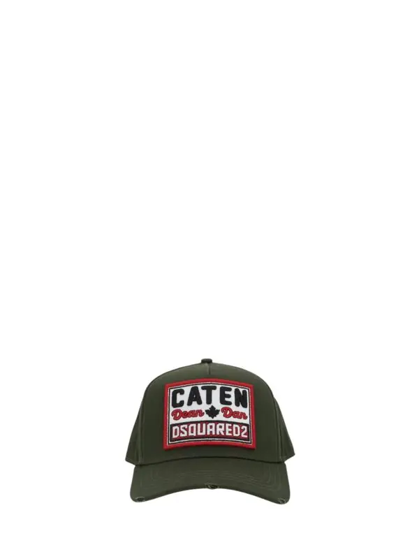 Dsquared2 Hat With Caten Patch - Green