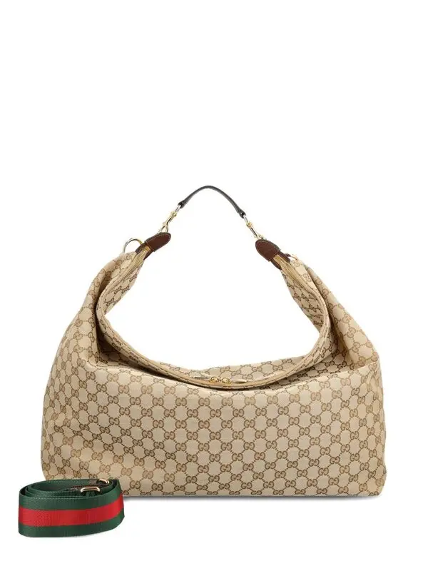 Gucci Brera Large Shoulder Bag - Beige