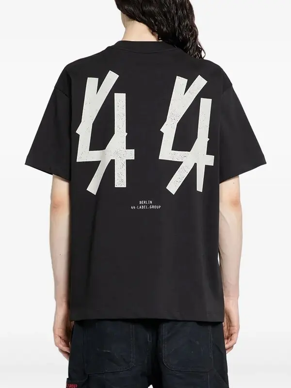 44 LABEL GROUP T-shirt With Logo - Black