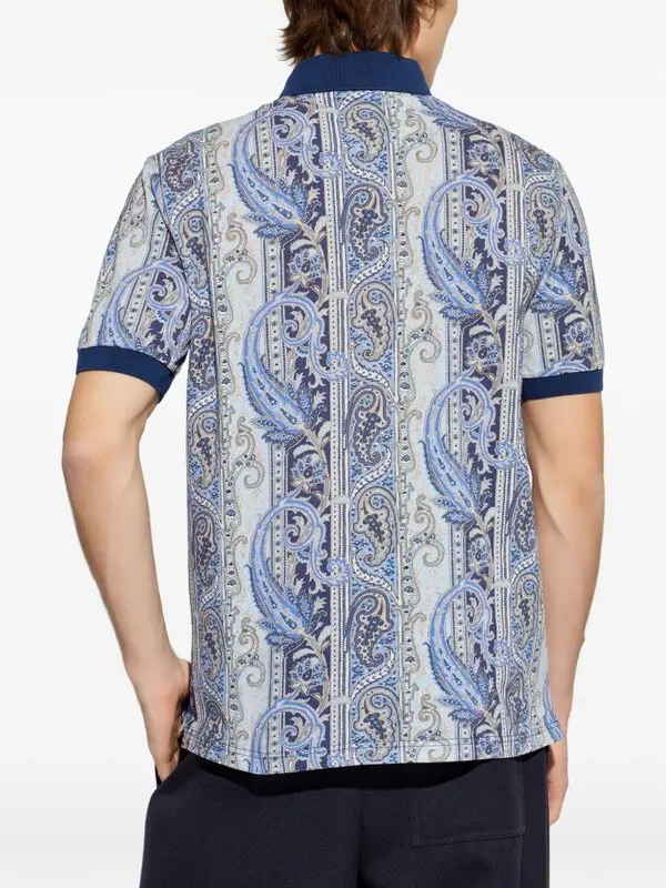 Etro Arnica Paisley Polo - Multi