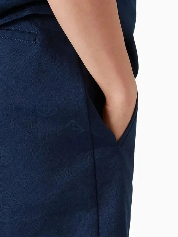 Casablanca Printed Shorts - Blue