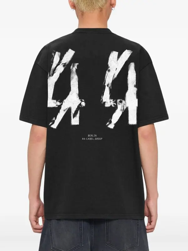 44 LABEL GROUP T-shirt With Logo - Black