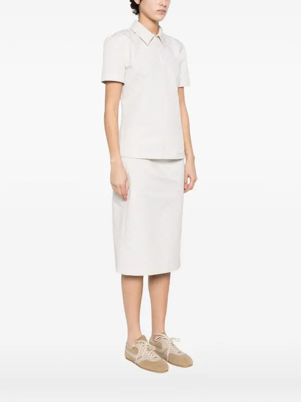 Gucci Gg Cotton Blend Polo Shirt