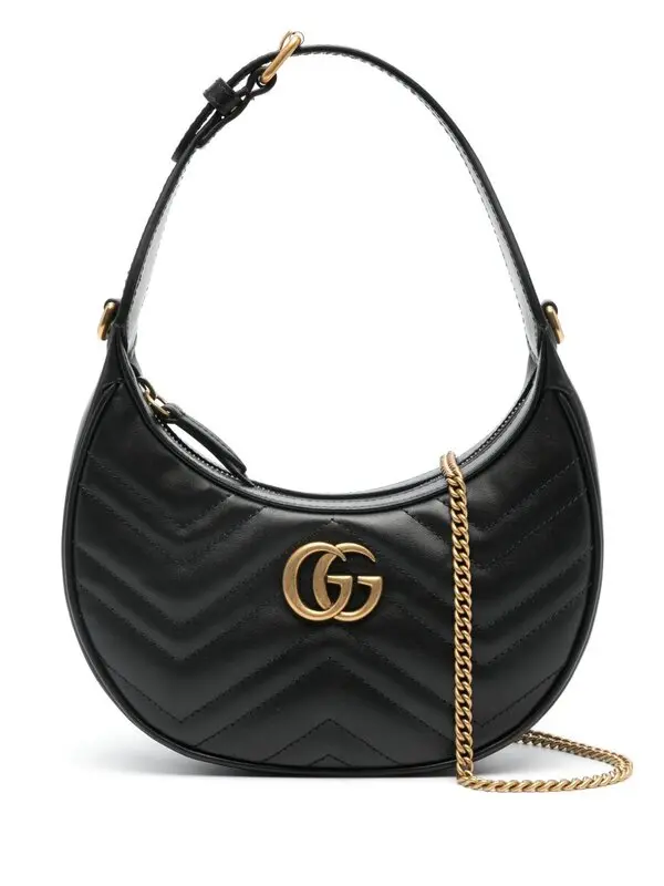 Gucci Gg Marmont Leather Mini Bag - Black