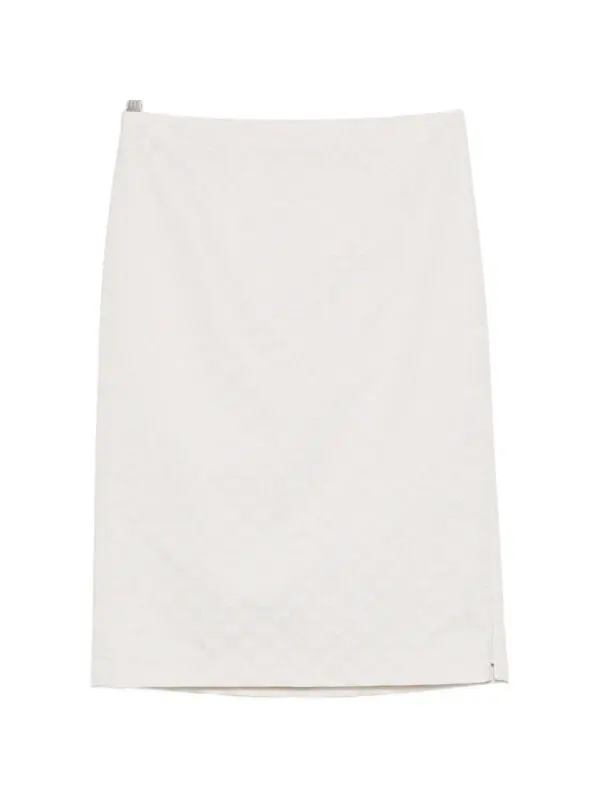 Gucci Gg Cotton Blend Skirt
