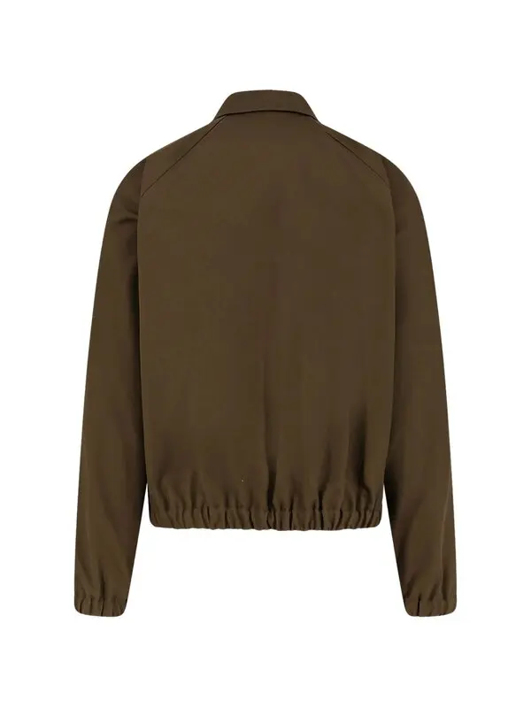 Valentino Garavani Full-zip Gabardine Blouson Jacket - Green