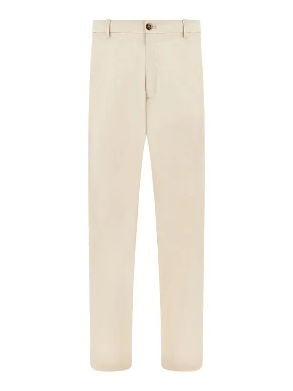 Paul & Shark Wide-leg Trousers - White