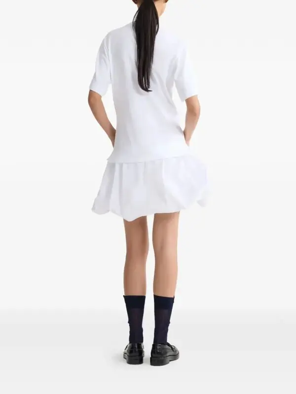 PATOU Cotton Faille Mix Dress