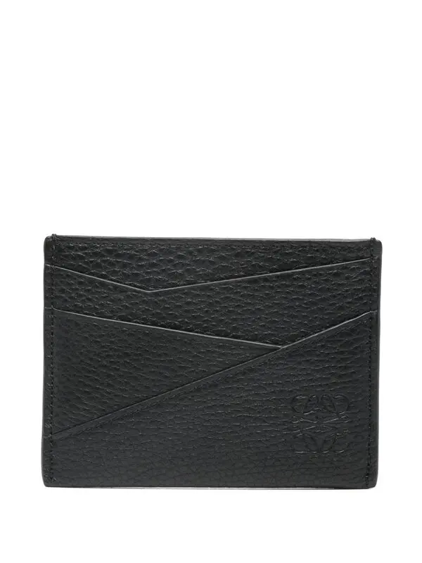 Loewe Puzzle Edge Leather Card Case - Black