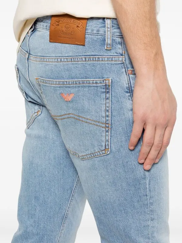 Emporio Armani Denim Cotton Five-pocket Jeans