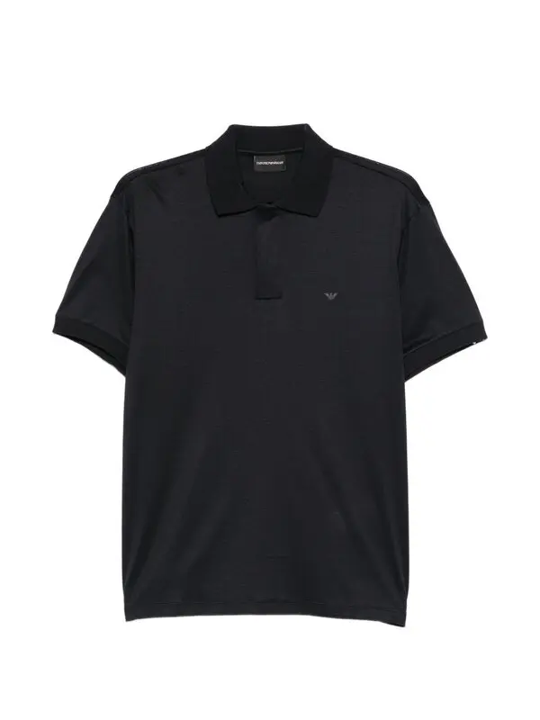 Emporio Armani Logo Polo Shirt - Blue