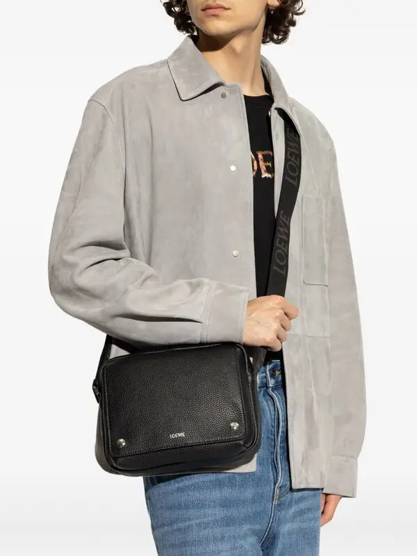 Loewe Pebble Medium Leather Crossbody Bag