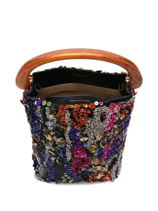 Dries Van Noten Embroidered Handbag
