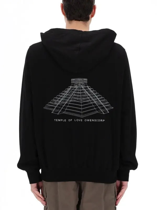 Rick Owens Printed Oversized Sweatshirt