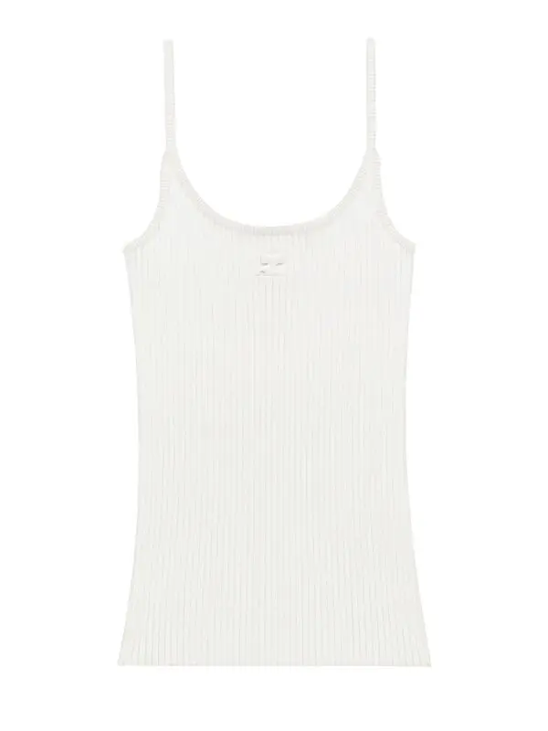 COURREGES Reedition Knit Tank Top
