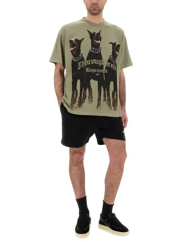 REPRESENT Thoroughbred" T-shirt - Brown