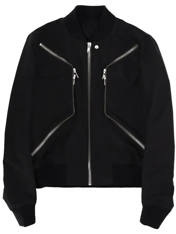Rick Owens Heizer Flight Jacket - Black