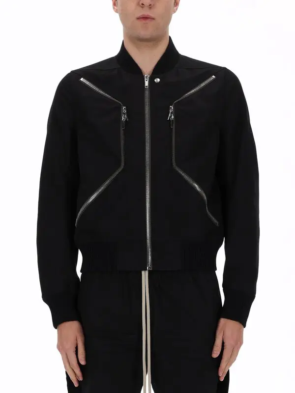 Rick Owens Heizer Flight Jacket - Black