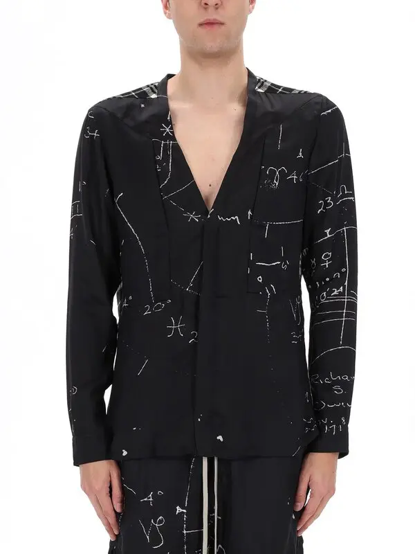 Rick Owens Larry Fogpocket" Shirt - Multicolour