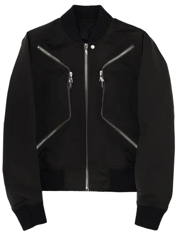 Rick Owens Heizer Flight Jacket - Black