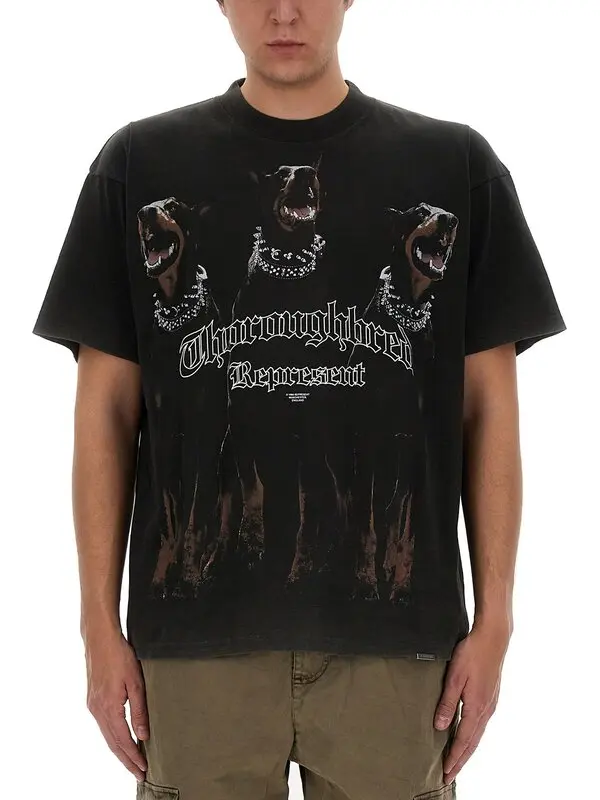 REPRESENT Thoroughbred" T-shirt - Black