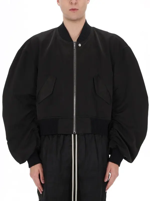 Rick Owens Bucket Flight Jacket - Black