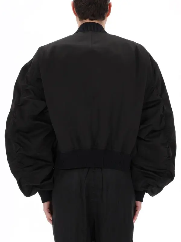 Rick Owens Bucket Flight Jacket - Black