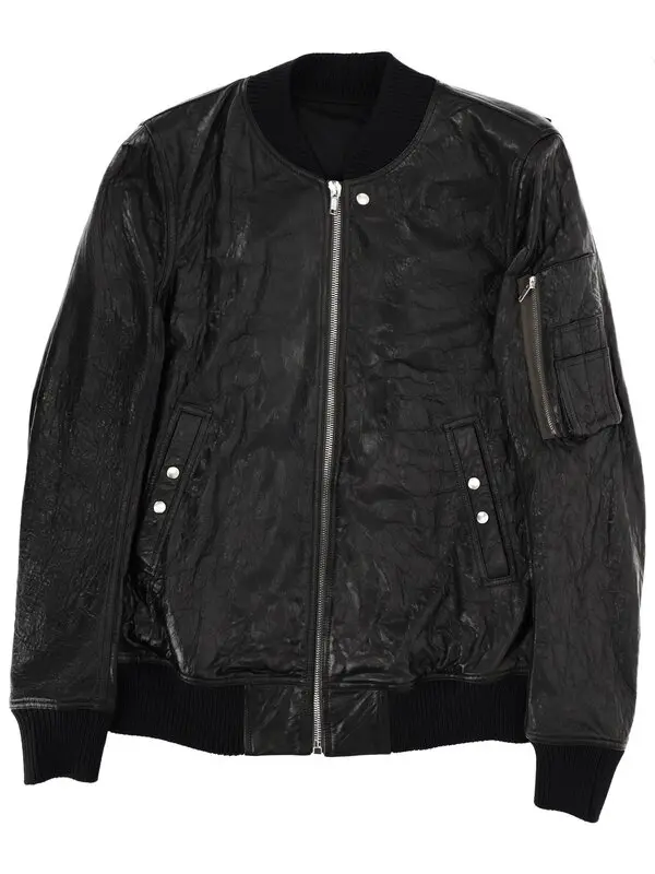 Rick Owens Classic Flight Bomber Jacket - Black