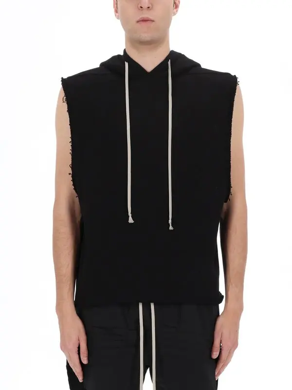 Rick Owens Sleeveless Hoodie Top