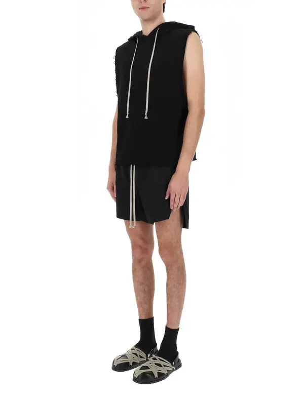 Rick Owens Sleeveless Hoodie Top