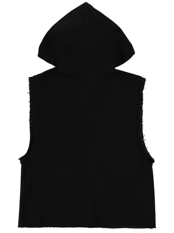 Rick Owens Sleeveless Hoodie Top