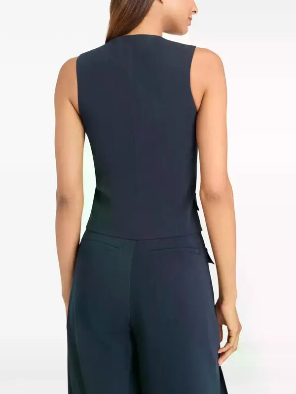 Cinq À Sept Winora Button-front Sleeveless Vest