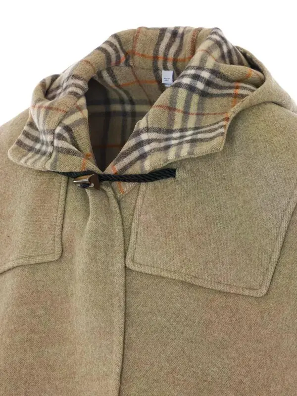 Burberry Hooded Duffle Cape