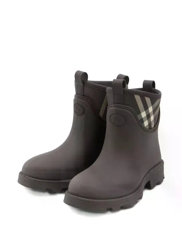 Burberry 35mm Check-pattern Ankle Boots