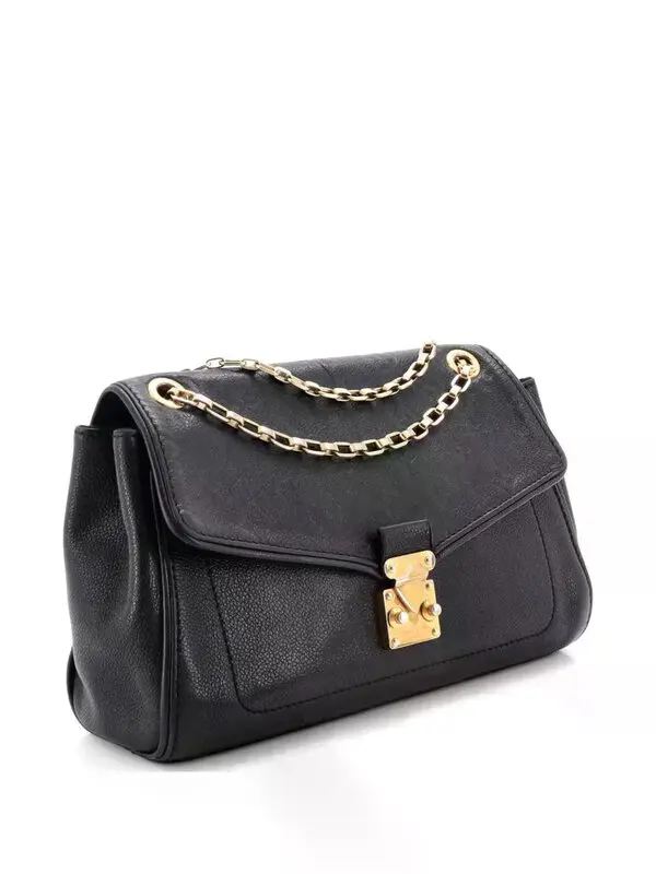 LOUIS VUITTON Saint Germain Handbag Monogram Empreinte Leather Pm - Black