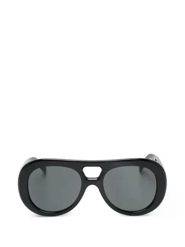 Givenchy Oval-frame Sunglasses - Black